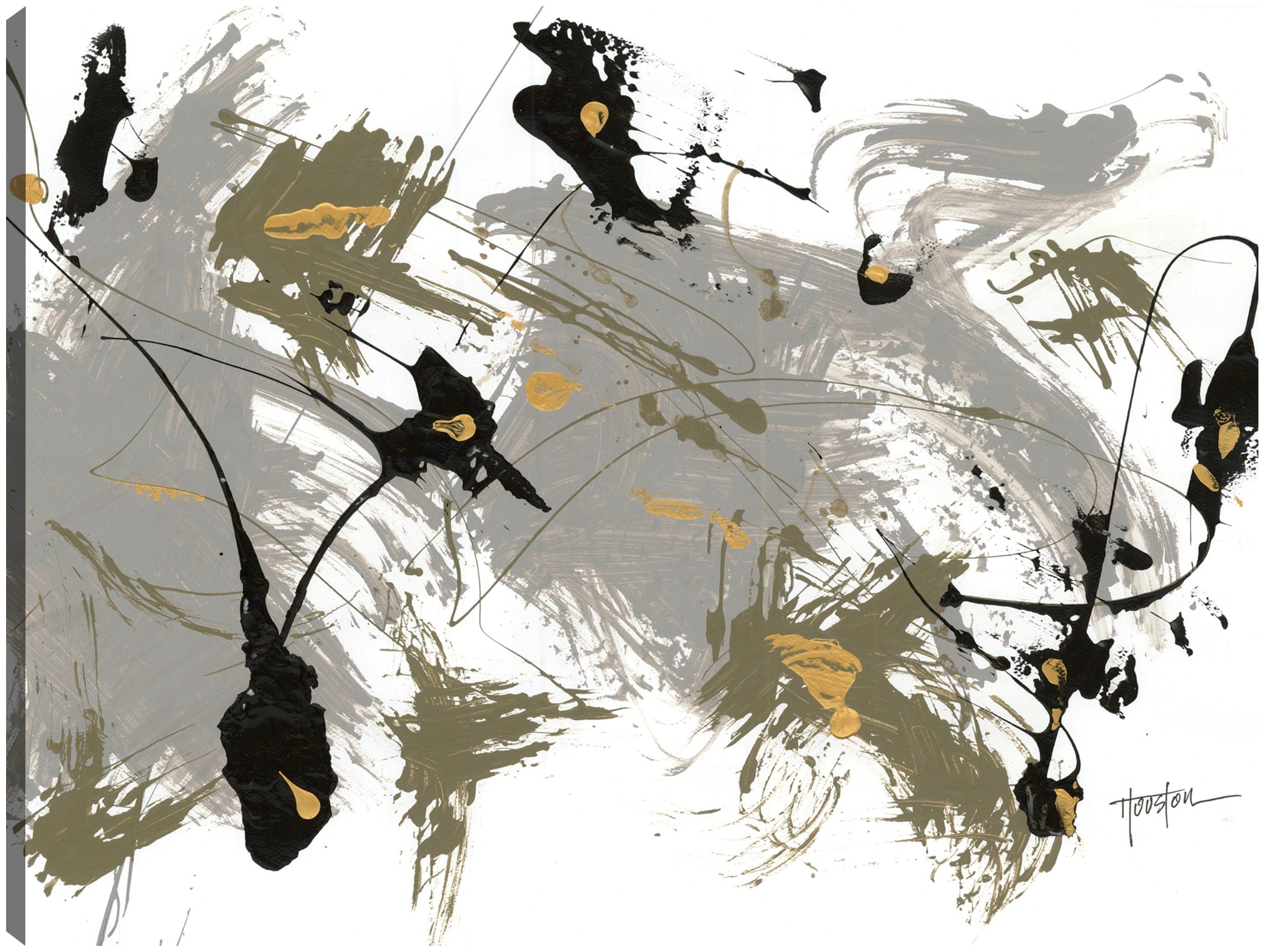 Negro y dorado 2 - Dan Houston – Fine Art TJ