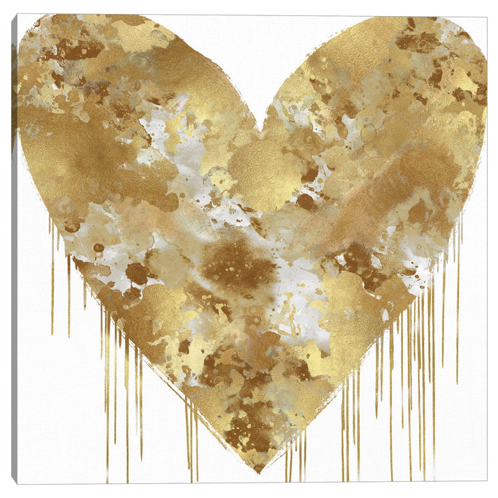 Oro y blanco de gran corazon - Lindsay Rodgers – Fine Art TJ